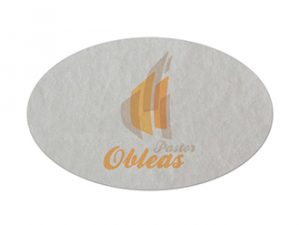 Oval Wafer Label » Obleas Pastor